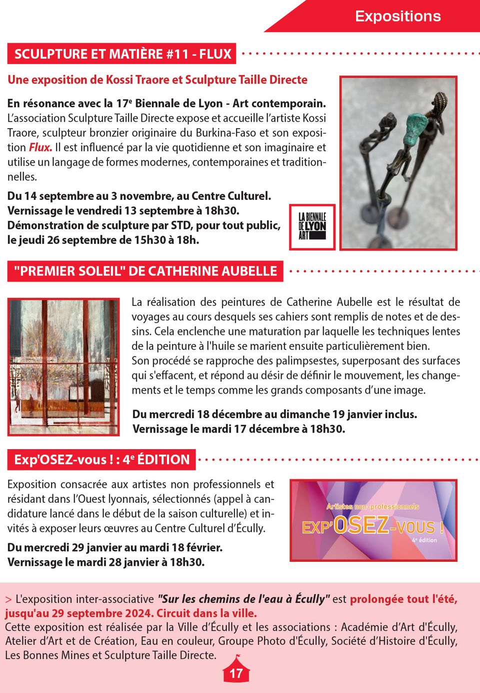 Les expositions - La ville d’Ecully